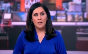 UK Tv Anchor Caught Flipping Middle Finger Right Into The Camera Live ...